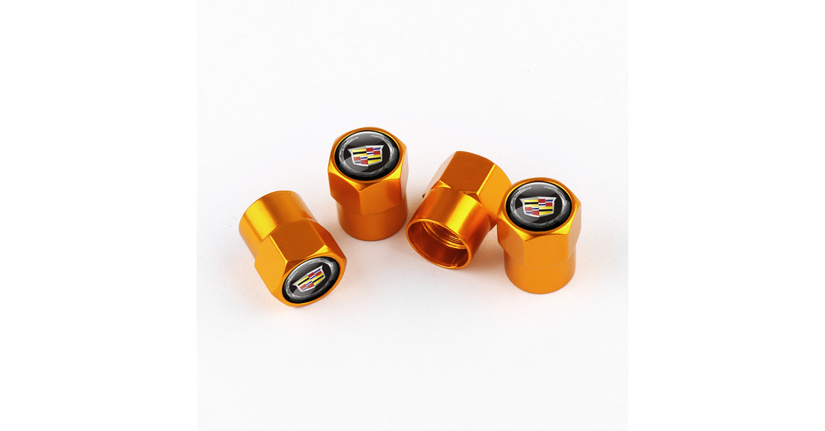GOLD TIRE VALVE STEM CAPS FOR CADILLAC TIRE VALVE STEM CAPS CADILLAC blablastore en
